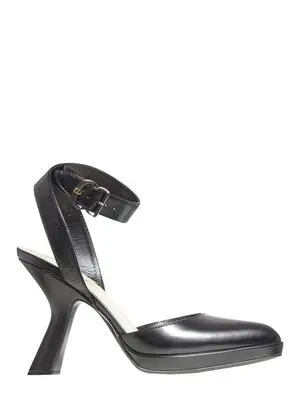 Dior Exposed High Heels With Cd Buckle - Black