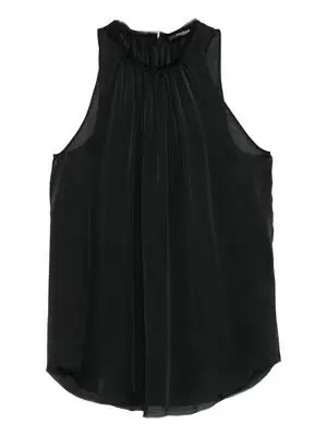 BALMAIN Balmain Sleeveless Ruched Top