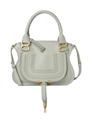 Chloé Marcie Shoulder Bag - Gray