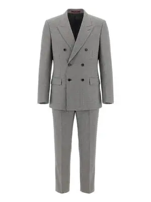 Gucci Double-breasted Suit - Gray