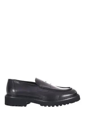 DOUCAL'S Penny Loafers - Black