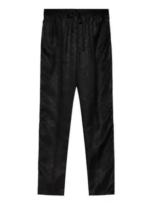 Dolce & Gabbana Monogram Jacquard Trousers - Black