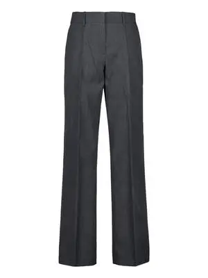 Casablanca Pleated Zipper Casual Pants - Black