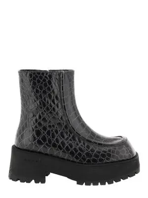 Marni Chelsea Side-zip Platform Boots - Black