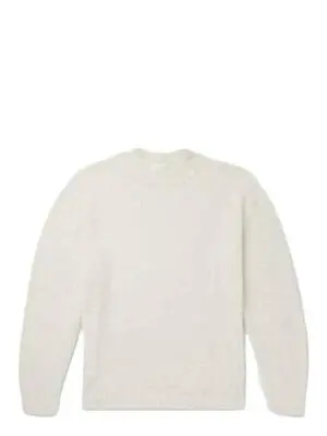 Dries Van Noten Long-sleeved Sweater - White
