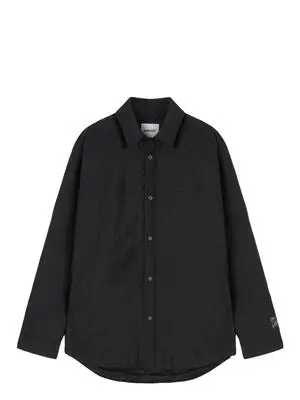 AMBUSH Buttoned Long Sleeve Padded Shirt Jacket - Black