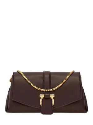 FERRAGAMO Gancini Clasp Small Shoulder Bag - Niu Xuexue