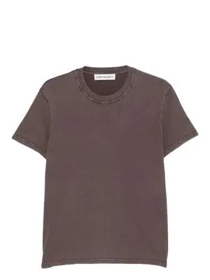 Our Legacy Pigment-dyed Crewneck T-shirt - Brown