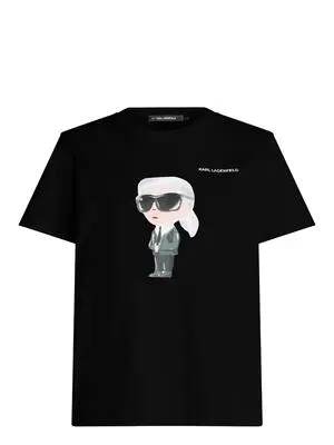 Karl Lagerfeld Printed T-shirt - Black