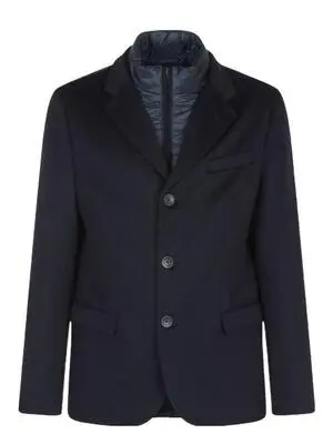 Herno Straight Hem Layered Jacket - Black