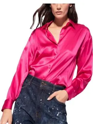 Pinko Long-sleeved Shirt - Pink