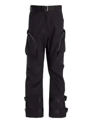 Dior Belt Loop Straight Leg Pants - Black