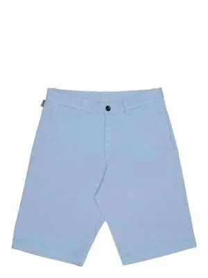 Emporio Armani Logo Detail Shorts - Blue