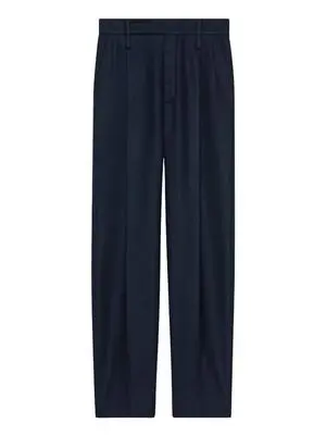 Gucci Gucci Light Tailored Cashmere Trousers Blue