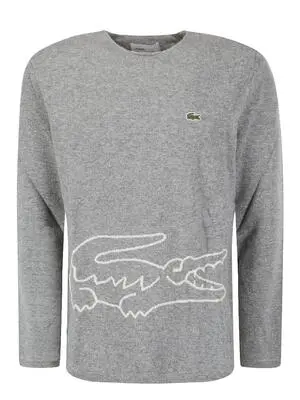 Comme Des Garçons Round Neck Long Sleeve Sweater - Gray