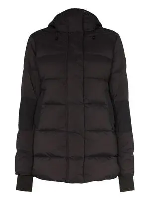 Canada Goose Logo Patch Quilted Down Jacket - Black