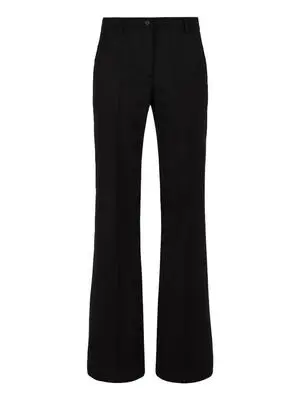 P.a.r.o.s.h Sequin Embellished Cropped Tailored Trousers - Black