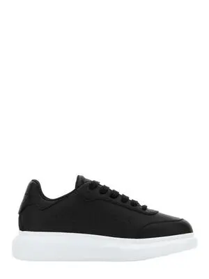 Alexander McQueen Alexander McQueen Logo Detailed Lace-Up Sneakers Black