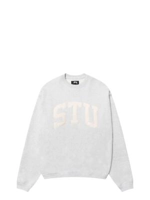 StÜssy Stüssy Stu Relaxed Crewneck Sweatshirt Grey