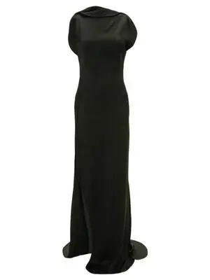 VICTORIA BECKHAM Victoria Beckham Sleeveless Asymmetrical Neckline Maxi Dress