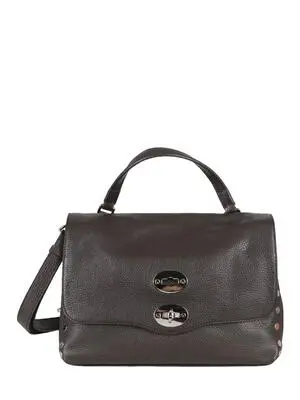 ZANELLATO Postina Twist-lock Small Top Handle Bag - Black