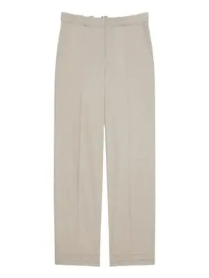 Givenchy Logo Patch Trousers - Ore Gray