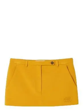 Miu Miu Mini Skirt - Yellow