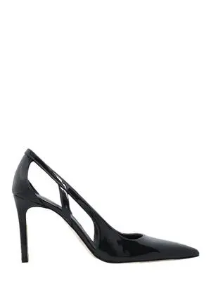 STUART WEITZMAN Pointed-toe Stiletto Heels With Openwork Detail - Black