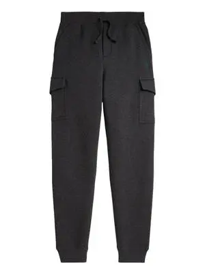 POLO RALPH LAUREN Polo Ralph Lauren Fleece Cargo Trousers With Polo Pony Graphic
