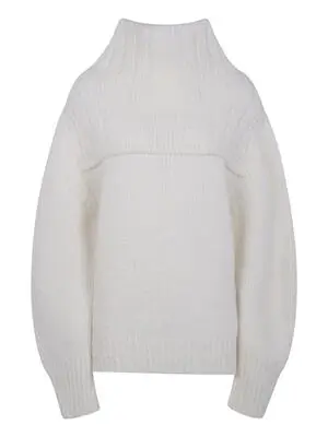 Dries Van Noten High-neck Jumper - White
