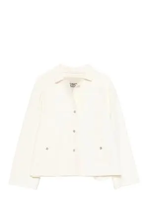 Herno Buttoned Pocket Jacket - Neutrals
