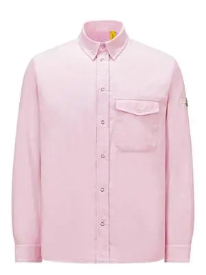 Moncler X Fragment Padded Shirt Jacket - Light Pink