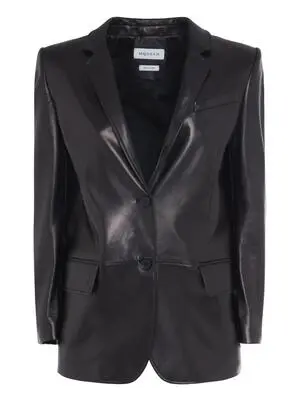 Alexander McQueen Single Breasted Jacket - Black