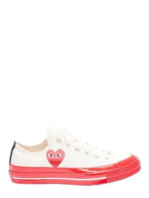 CONVERSE X COMME DES GARONS PLAY Chuck 70 Low-top Sneakers - Red