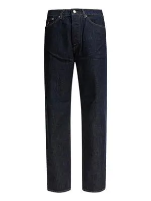 StÜssy Mid Rise Straight Leg Jeans - Black