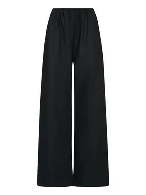 THE ROW Gala Wide-leg Pants - Black