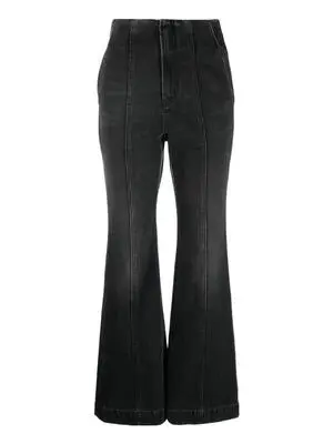 AMBUSH High-waisted Flared Jeans - Black