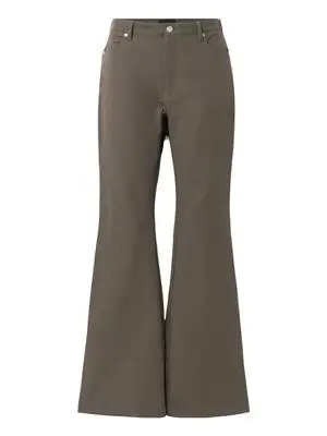 JOSEPH Bond Stretch-twill Flared Pants - Green