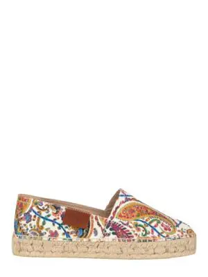 Etro Etro Logo Patch Slip-On Espadrilles Nude