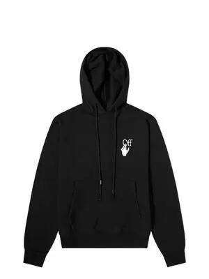 Off-White Caravaggio Painting Print Hoodie - Black