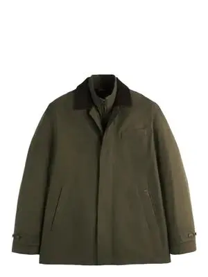 FAY Double Front Raincoat - Green