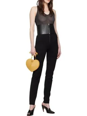 ALAÏA Alaïa Dart Detailed Twill-Weave Leggings
