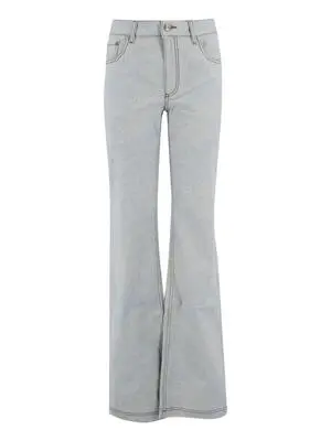 Etro Etro Logo-Patch Jeans Gray