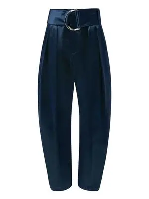 J.W.ANDERSON Jw Anderson Pleated D-ring Trousers - Navy Blue