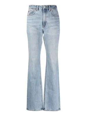Alexander Wang High-waisted Slim Stacked Jeans - Gradient Indigo