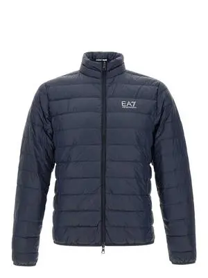 EA7 Quilted Zip Jacket - Black