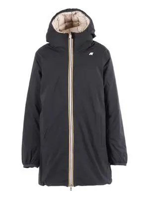 K-WAY Sophie Thermo Heavy Reversible Hooded Jacket - Black