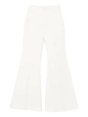 Nina Ricci Flared Trousers - Cream