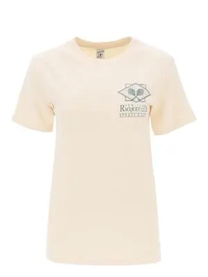 SPORTY  RICH T-shirt With Round Neck And Short Sleeves - White