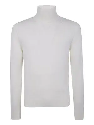 DONDUP Dolcevita Turtle Neck Sweater - White